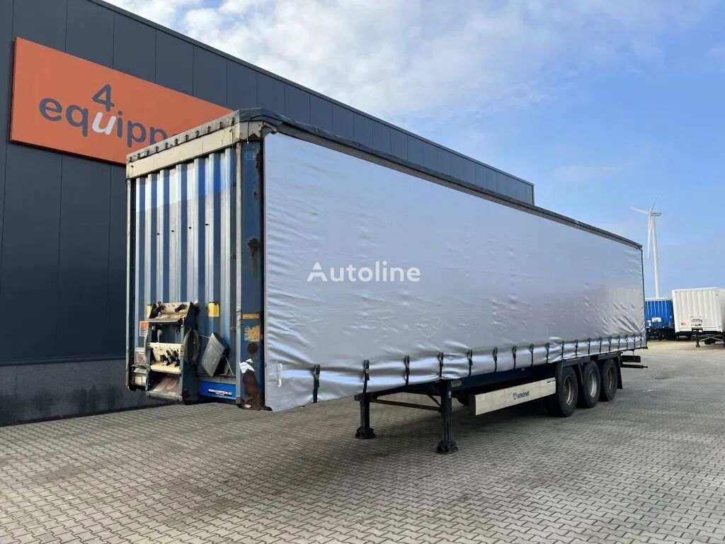 Krone NEW SHEETS, Code-XL, SAF+drumbrakes, Huckepack, NL-trailer poluprikolica sa kliznom ceradom