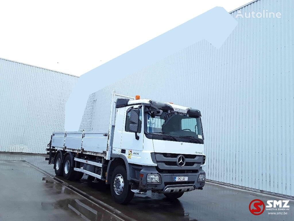 Mercedes-Benz Actros 2636 6x4 lames steel kamion s ravnom platformom