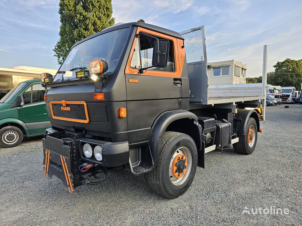 MAN FAE G90 9.150, 9.136, 8.136 VW-MAN Variodrive 4x4 kamion s ravnom platformom