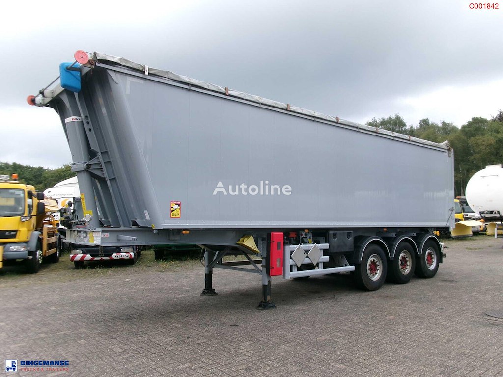 Stas Tipper trailer alu 49 m3 + tarpaulin + ADR poluprikolica kipera