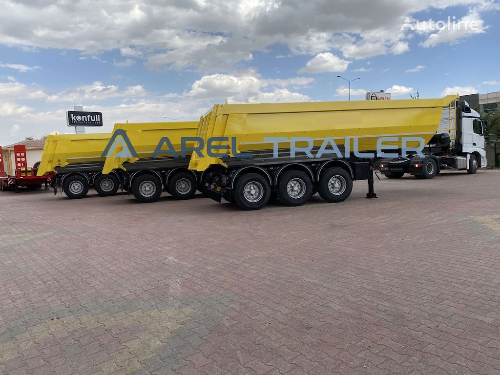 Nova Arel Trailer HALF PIPE TIPPING SEMI TRAILER HARDOX poluprikolica kipera