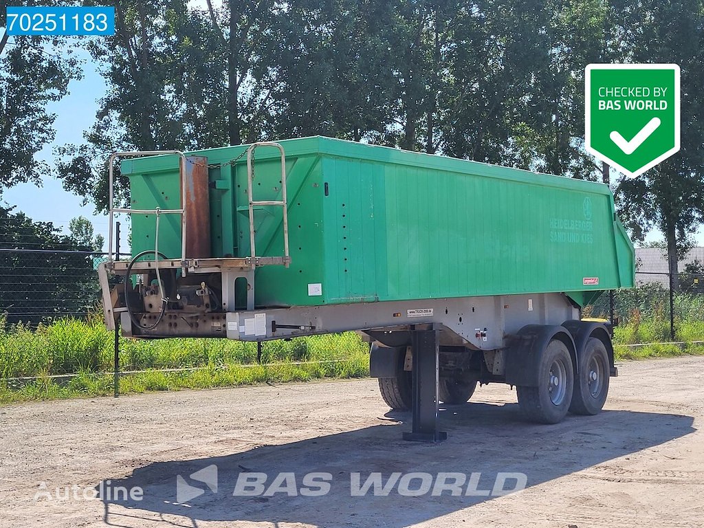 Langendorf SKA 18/29 2 axles 22m3 ALU poluprikolica kipera