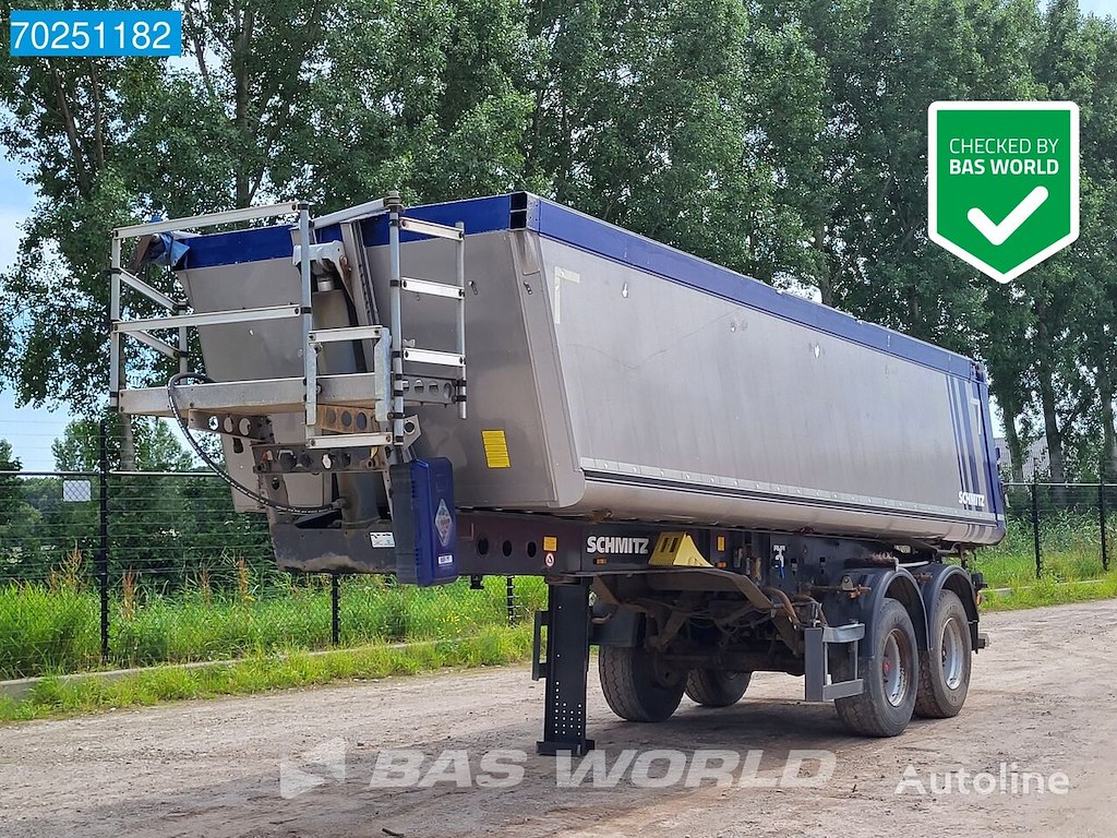 Schmitz Cargobull SKI 18 2 axles 27m3 ALU poluprikolica kipera