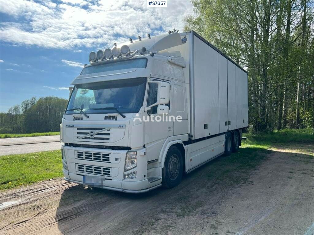 Volvo FM 6x2 Box truck with openable left side and tail kamion furgon