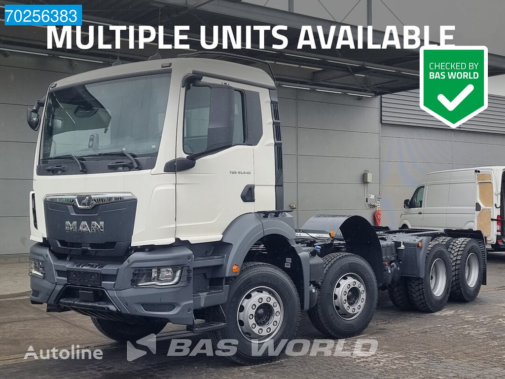 Novi MAN TGS 41.440 8X4 NEW chassis Steelsuspension Automatic Euro 6 kamion šasija