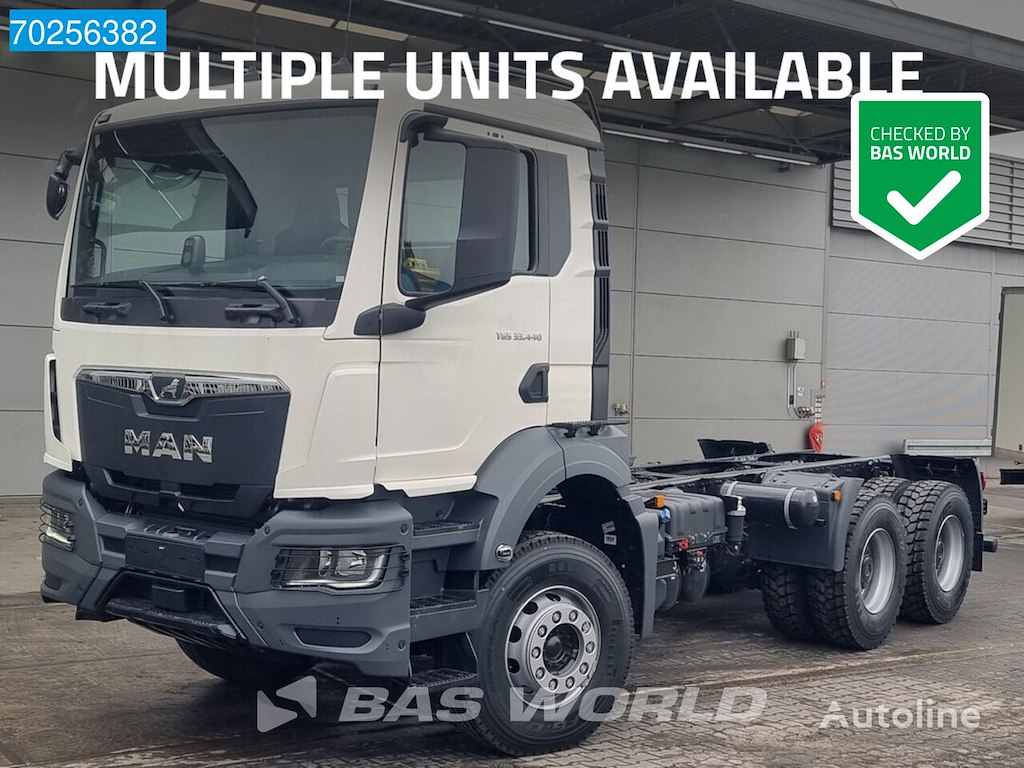 Novi MAN TGS 33.440 6X4 NEW chassis Big-Axle Automatic Steelsuspension Eu kamion šasija