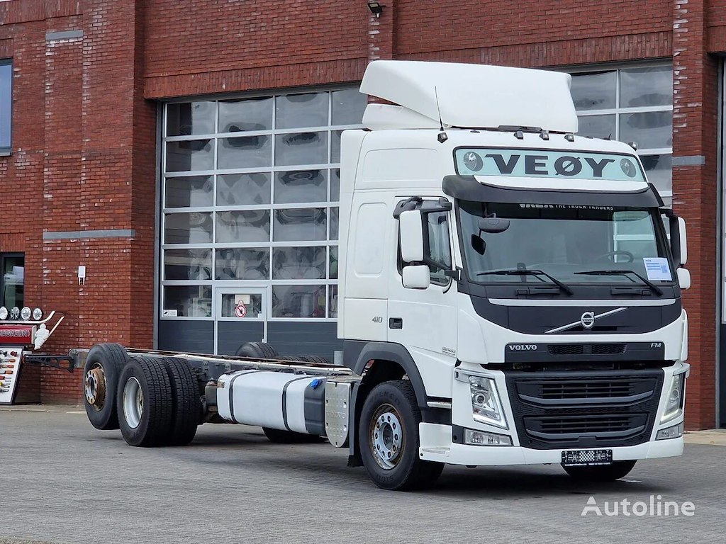 Volvo FM 410 Globetrotter 6x2 - 6.00 WB - Full air - Leather - Euro 5 kamion šasija