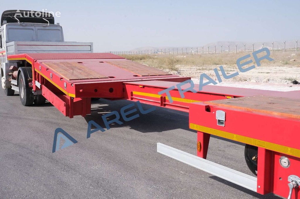 Nova Arel Trailer 3 AXLE LOWBED SEMI TRAILER HYDRAULIC PLATFORM poluprikolica sa niskom platformom