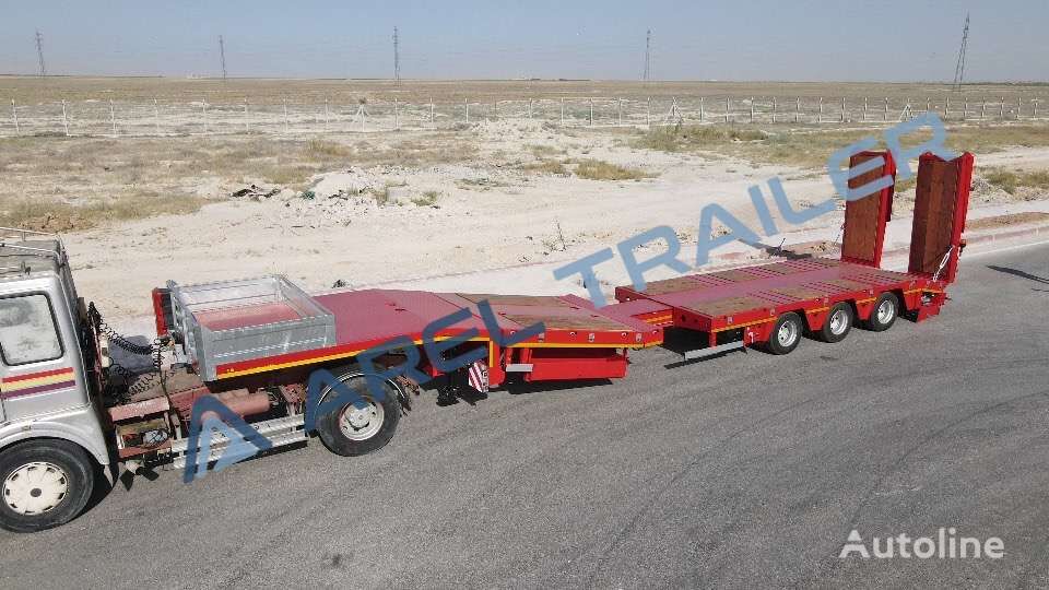 Nova Arel Trailer 3 AXLE LOWBED SEMI TRAILER 2024 WHEEL WELLS SLIDING poluprikolica sa niskom platformom