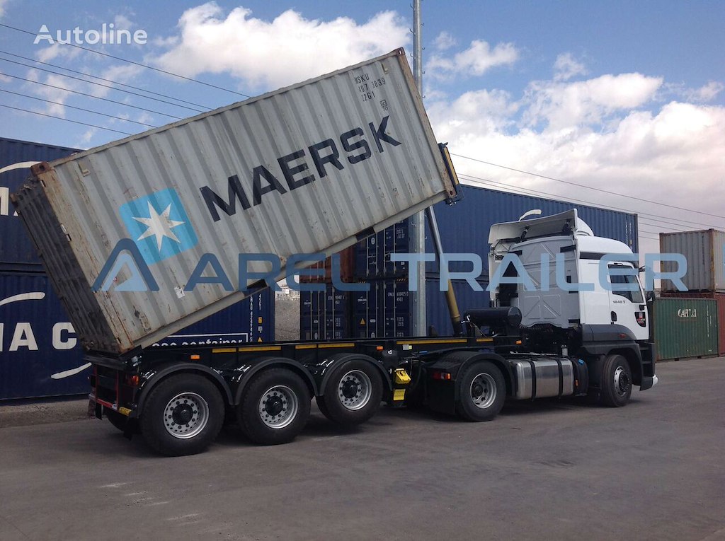 Nova Arel Trailer TIPPING SKELETAL CONTAINER SEMI TRAILER 20 FT 30 FT 40 FT 45 FT poluprikolica za prevoz kontejnera