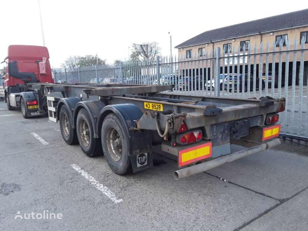 Dennison Skeletal Trailer poluprikolica za prevoz kontejnera