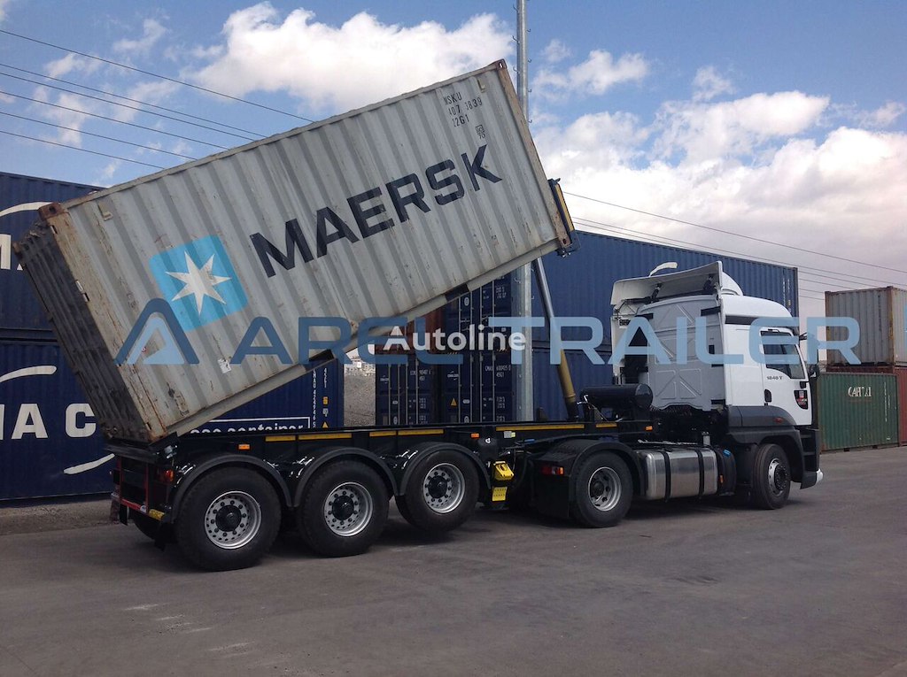 Nova Arel Trailer TIPPING SKELETAL CONTAINER SEMI TRAILER 20 FT 30 FT 40 FT 45 FT poluprikolica za prevoz kontejnera