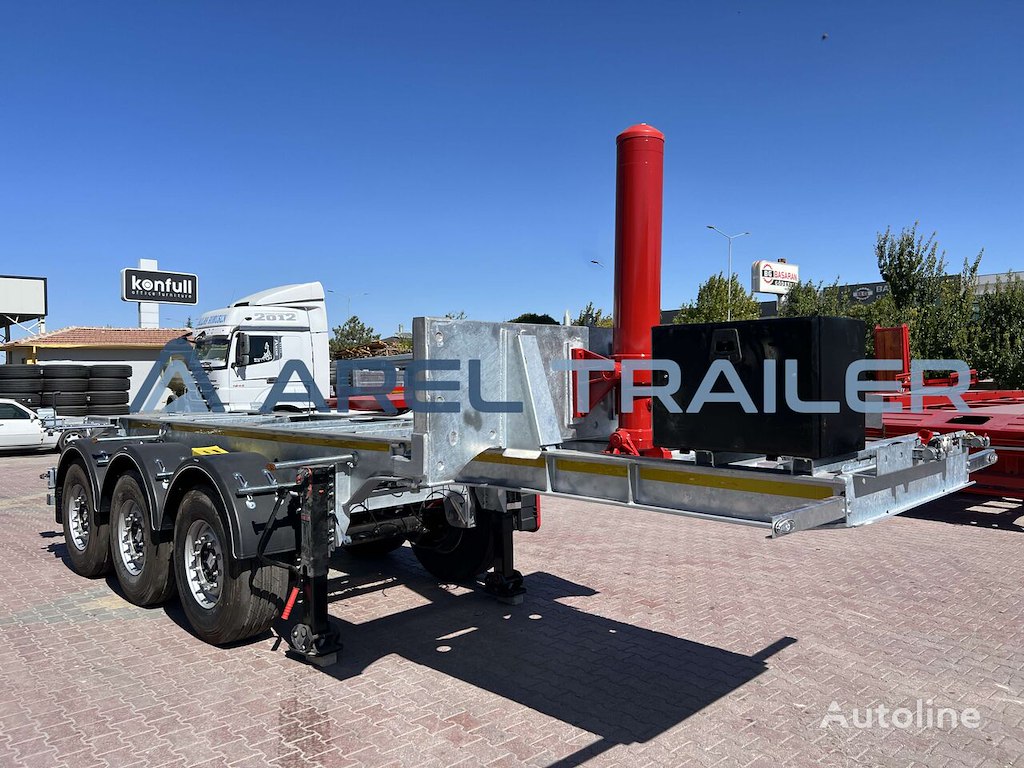 Nova Arel Trailer TIPPING SKELETAL CONTAINER SEMI TRAILER 20 FT 30 FT 40 FT 45 FT poluprikolica za prevoz kontejnera