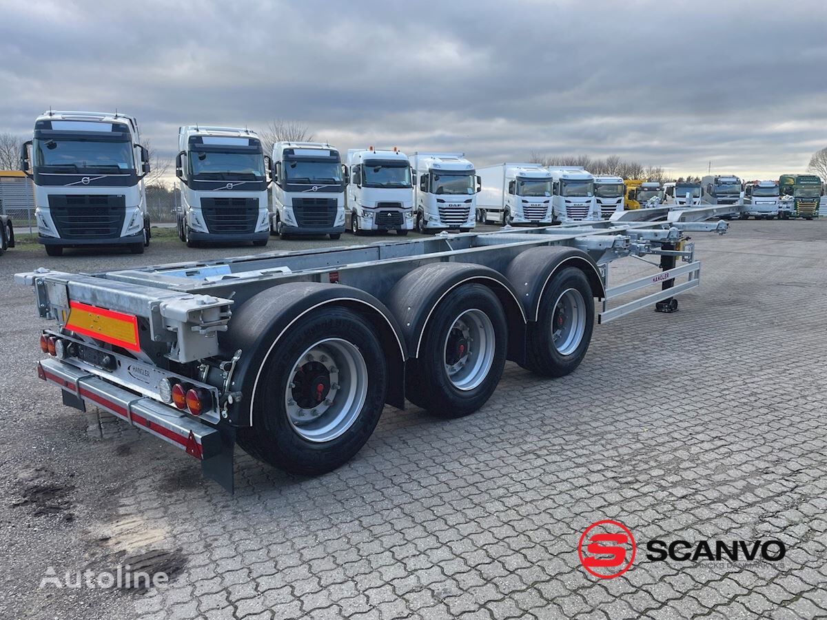 Hangler SDS 430 container chassis / multi låse - ADR poluprikolica za prevoz kontejnera