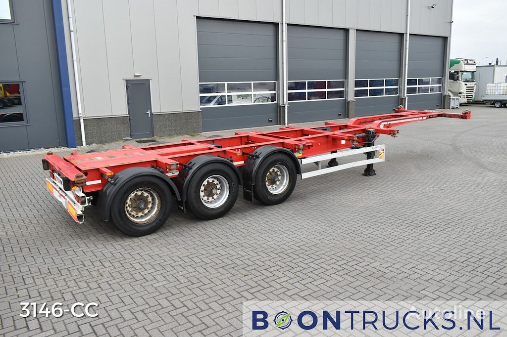 Krone SD BOX LINER | 2x20-30-40ft HC * EXTENDABLE REAR * MOT 10-2024 poluprikolica za prevoz kontejnera