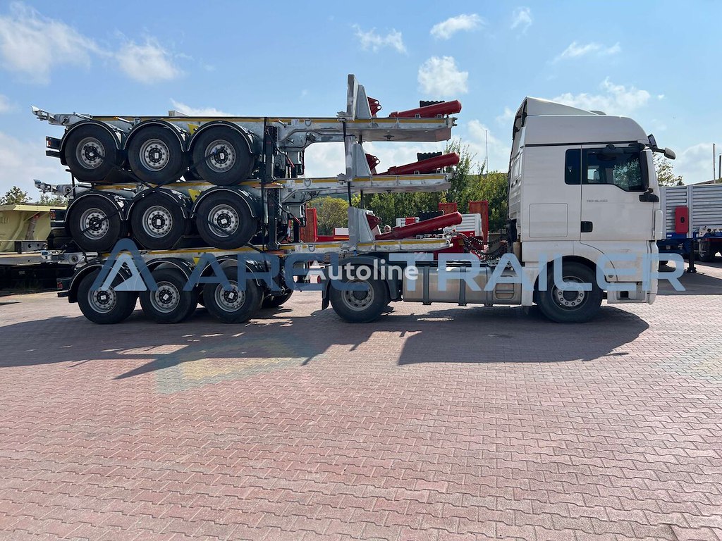 Nova Arel Trailer TIPPING SKELETAL CONTAINER SEMI TRAILER 20 FT 30 FT 40 FT 45 FT poluprikolica za prevoz kontejnera