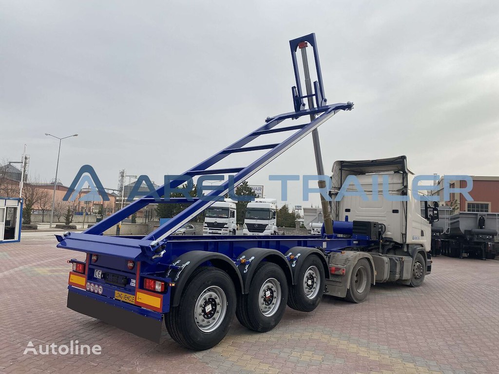 Nova Arel Trailer TIPPING SKELETAL CONTAINER SEMI TRAILER 20 FT 30 FT 40 FT 45 FT poluprikolica za prevoz kontejnera