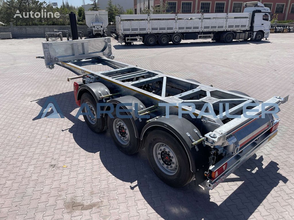 Nova Arel Trailer TIPPING SKELETAL CONTAINER SEMI TRAILER 20 FT 30 FT 40 FT 45 FT poluprikolica za prevoz kontejnera