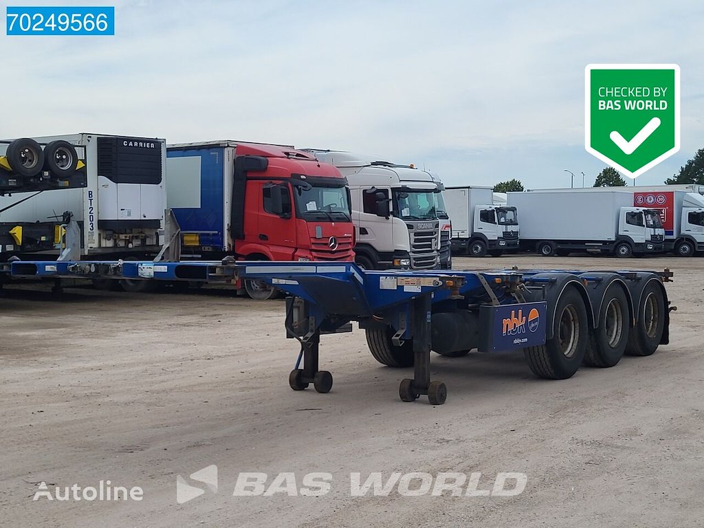 D-Tec FT-43-03V NL-Trailer Liftachse 45ft poluprikolica za prevoz kontejnera