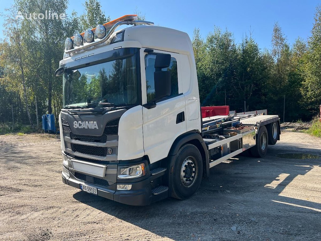 Prodaje se Scania G500 KROKBIL M/JOAB 20T KROK EURO6 rol kiper sa kukom na aukciji