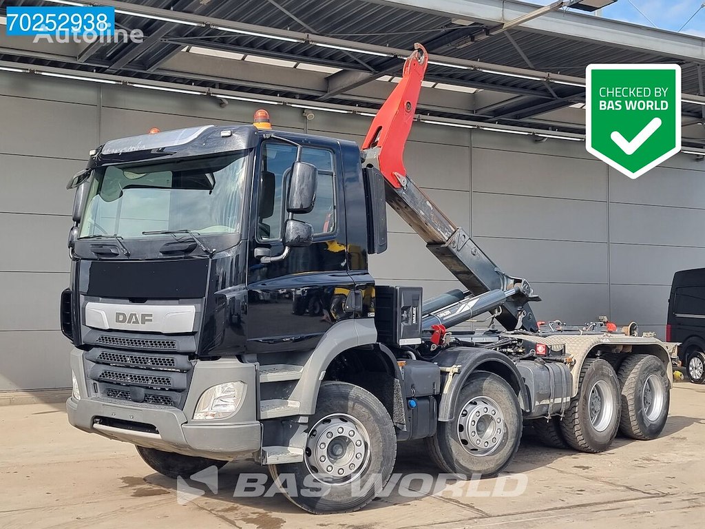 DAF CF 480 8X4 17tons Dalby Big-Axle Steelsuspension Navi Euro 6 kamion rol kiper