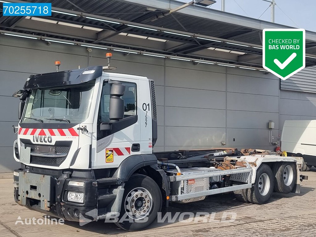 IVECO Stralis 460 6X2 ActiveDay 20t hooklift ACC Euro 6 kamion rol kiper