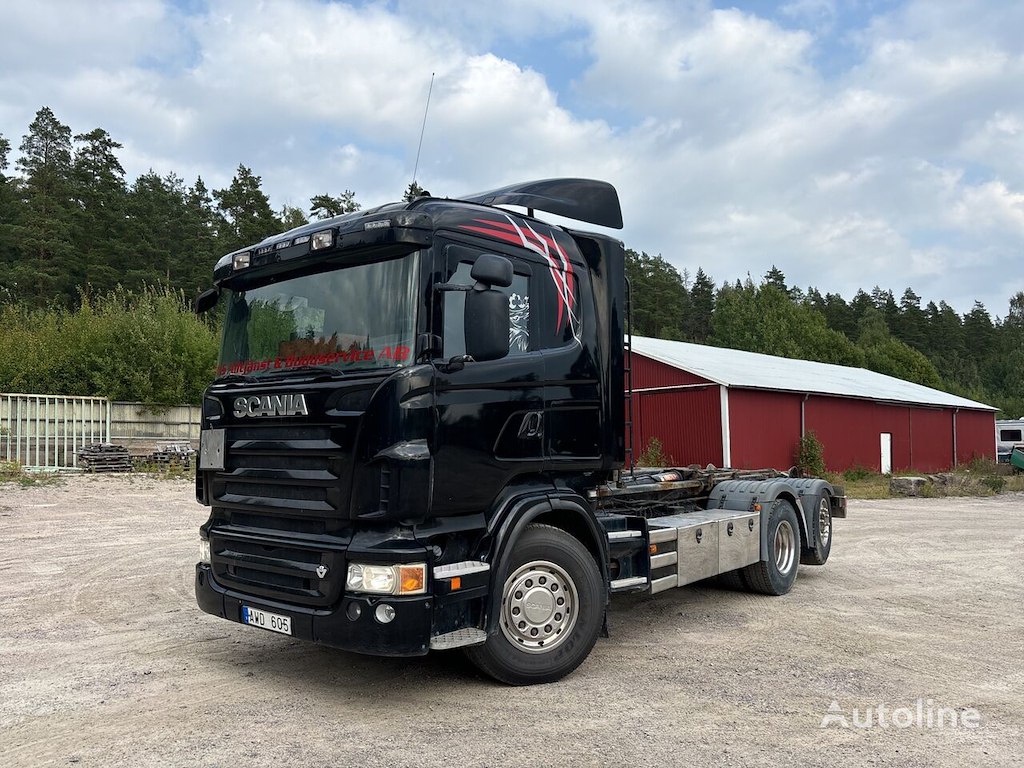 Prodaje se Scania Lastväxlare Scania R500 6x2 -2008 säljes via auktion rol kiper sa kukom na aukciji