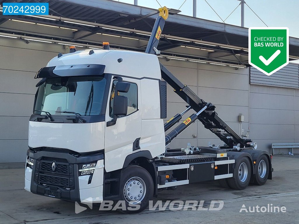 Novi Renault T 480 6X2 NEW! HYVA 26-60 S hooklift Boogie Lift-Asche ACC GSR kamion rol kiper