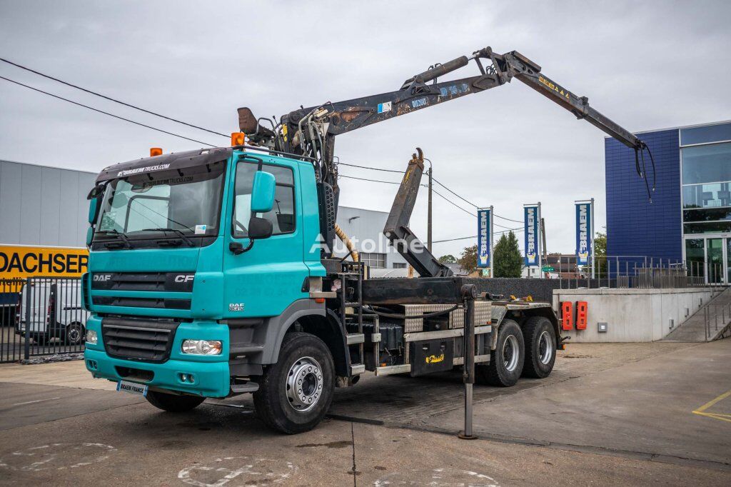 DAF CF 85.410+DIEBOLT 16Ton/m kamion rol kiper