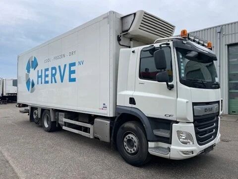 DAF CF 340 6 x 2,Schmitz opbouw, 435.000km !!!! Carrier Syberia /Loa kamion hladnjača