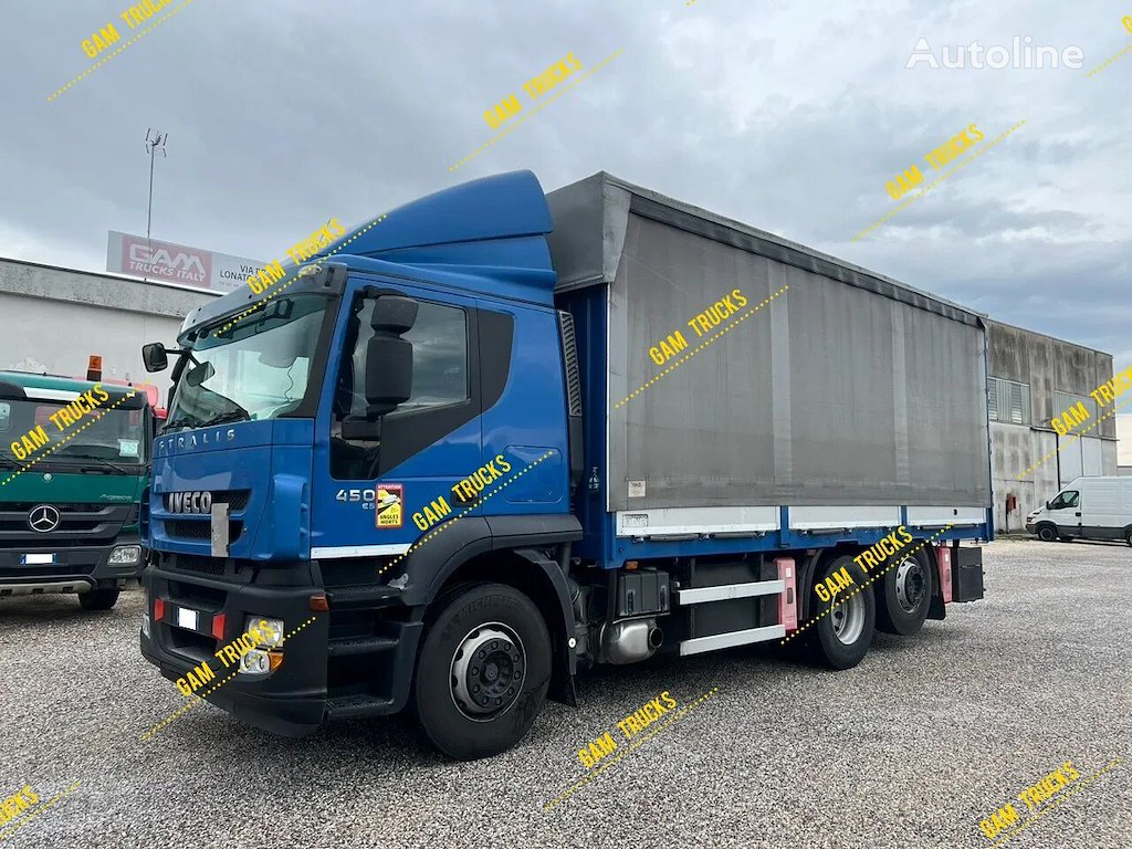 IVECO Stralis 260.45 Stralis 260S45 Pritsche mit Plane und Spriegel 4x kamion sa klizna zavesa cerada