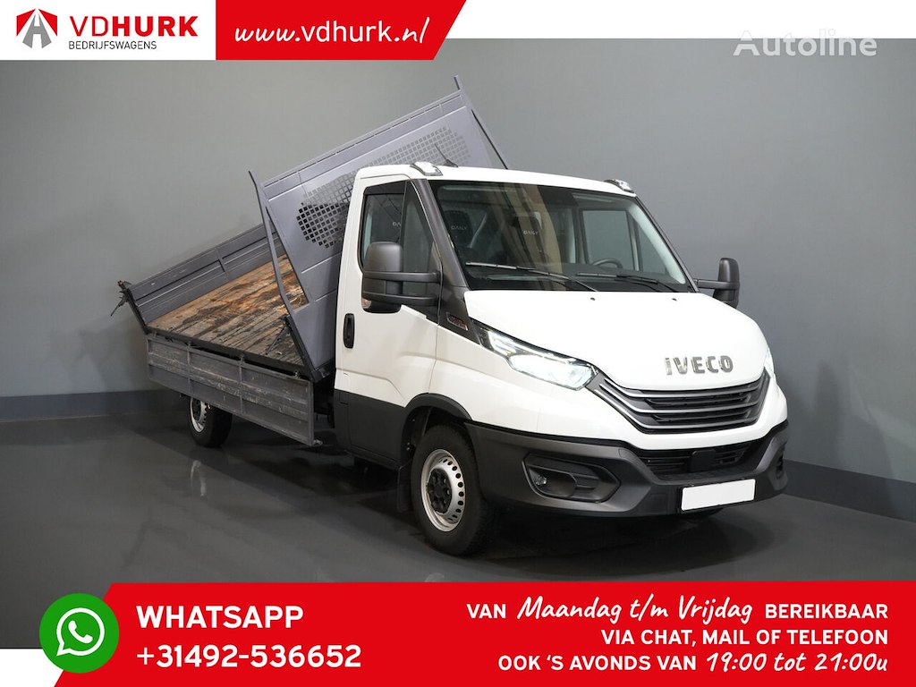 IVECO Daily 35S18H 3.0 180 pk Aut. (ZF) 3 Zijde Kipper/ kieper/ Tipper kamion s ravnom platformom < 3.5t