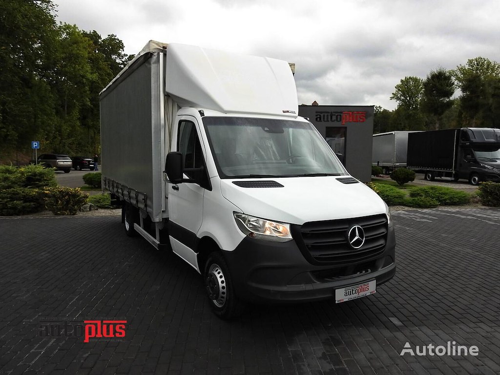 Mercedes-Benz SPRINTER 519 PLANDEKA 10 PALET TEMPOMAT NAWIGACJA KLIMATYZACJA B kamion s ceradom < 3.5t