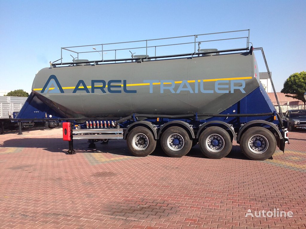 Nova Arel Trailer W TYPE EURO SILO BULK CEMENT SEMI TRAILER CUSTOMIZE cisterna silos