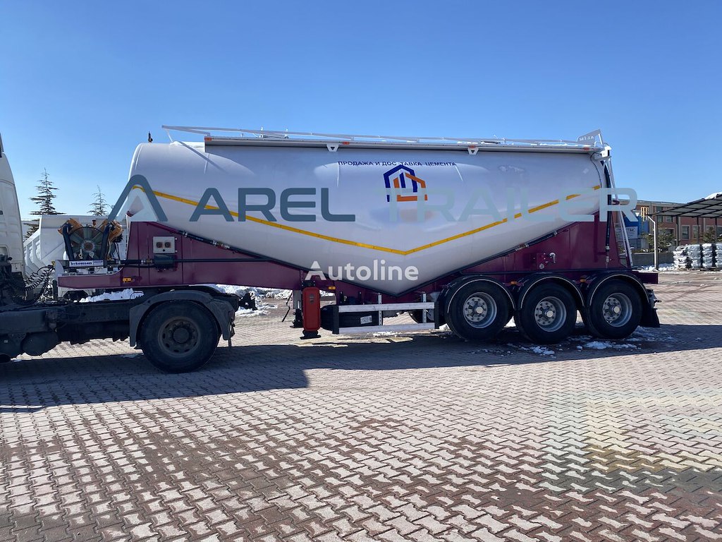 Nova Arel Trailer V TYPE SILO BULK CEMENT SEMI TRAILER CUSTOMIZE cisterna silos