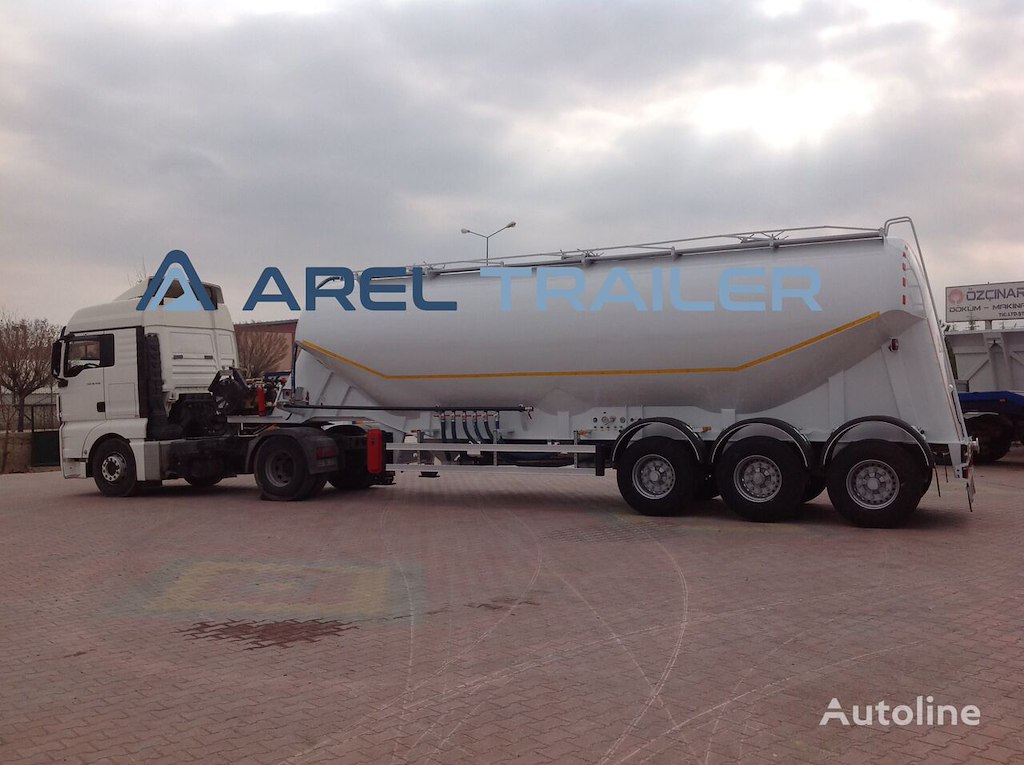 Nova Arel Trailer W TYPE EURO SILO BULK CEMENT SEMI TRAILER CUSTOMIZE cisterna silos