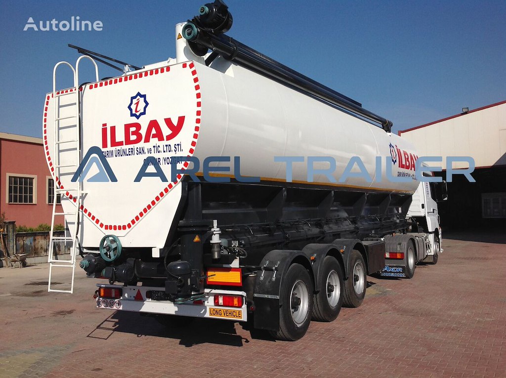 Nova Arel Trailer SCREW TYPE BULK FEED SILO TRAILER cisterna silos