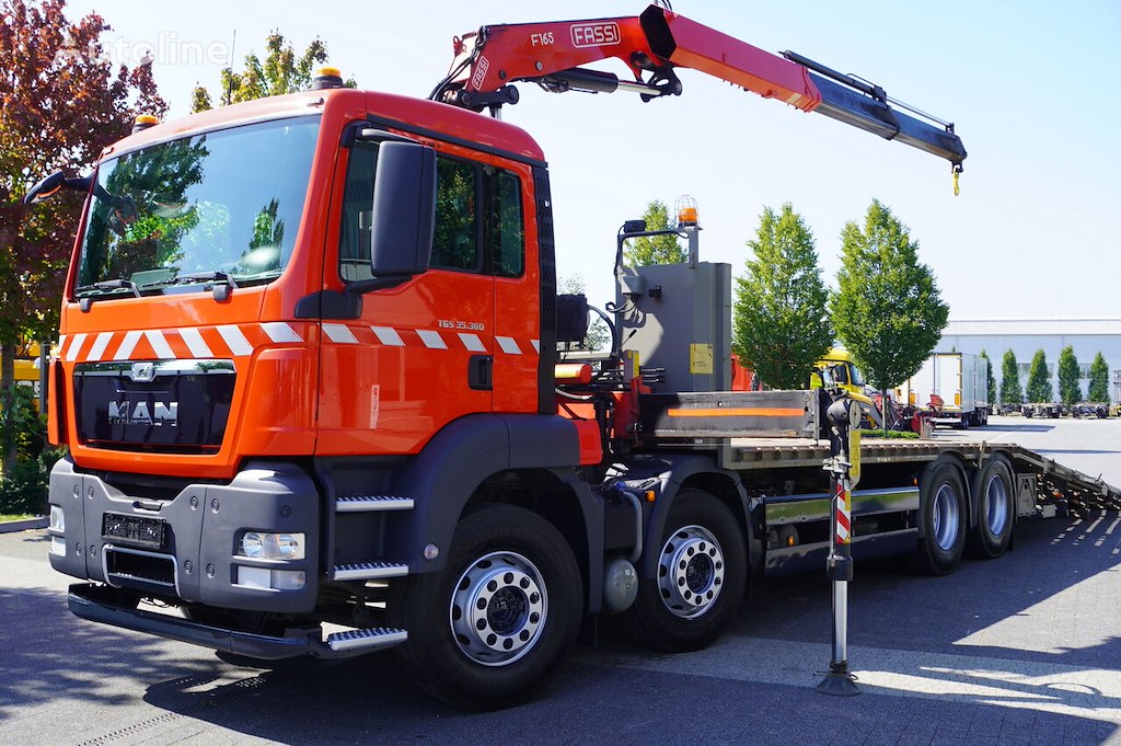 MAN TGS 35.360 E5 EEV 8×2 Tow truck / Crane Fassi F165 / lifting cap autotransporter