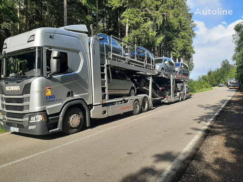 Scania 2021 R410 LNG + Kässbohrer 2021 Intago TT autotransporter