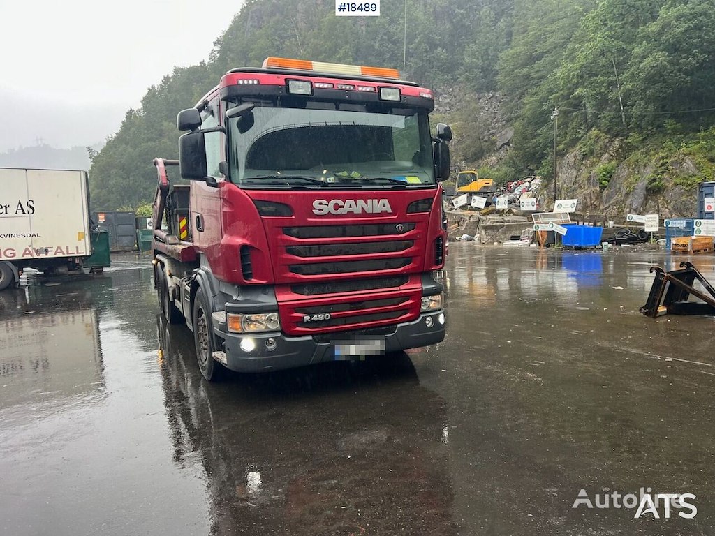 Scania R480 kamion autopodizač kontejnera