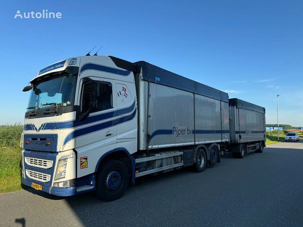 Volvo FH 460 6X2 + KNAPEN 2 AXLE HANGER + APK 01-2025 poluprikolica sa pokretnim podom