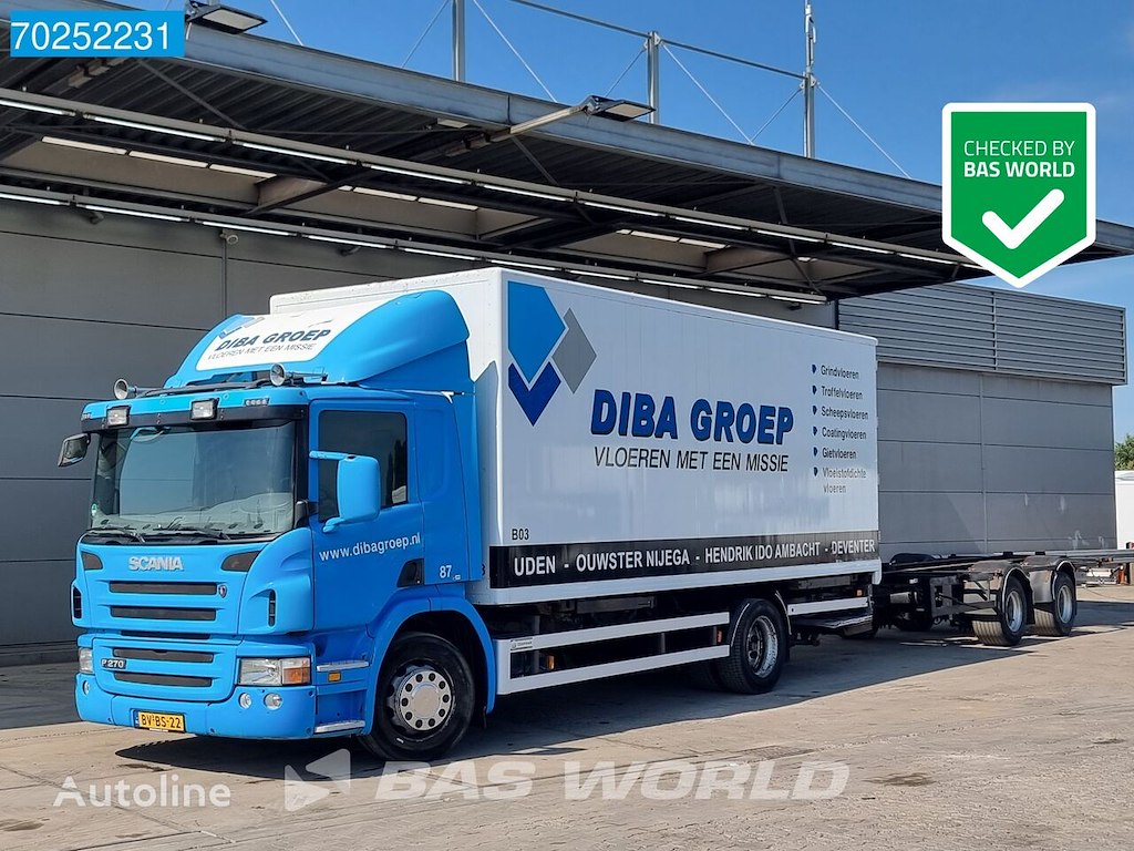 Scania P270 4X2 BDF combi ladebordwand Euro 4 vozilo za prevoz kontejnera