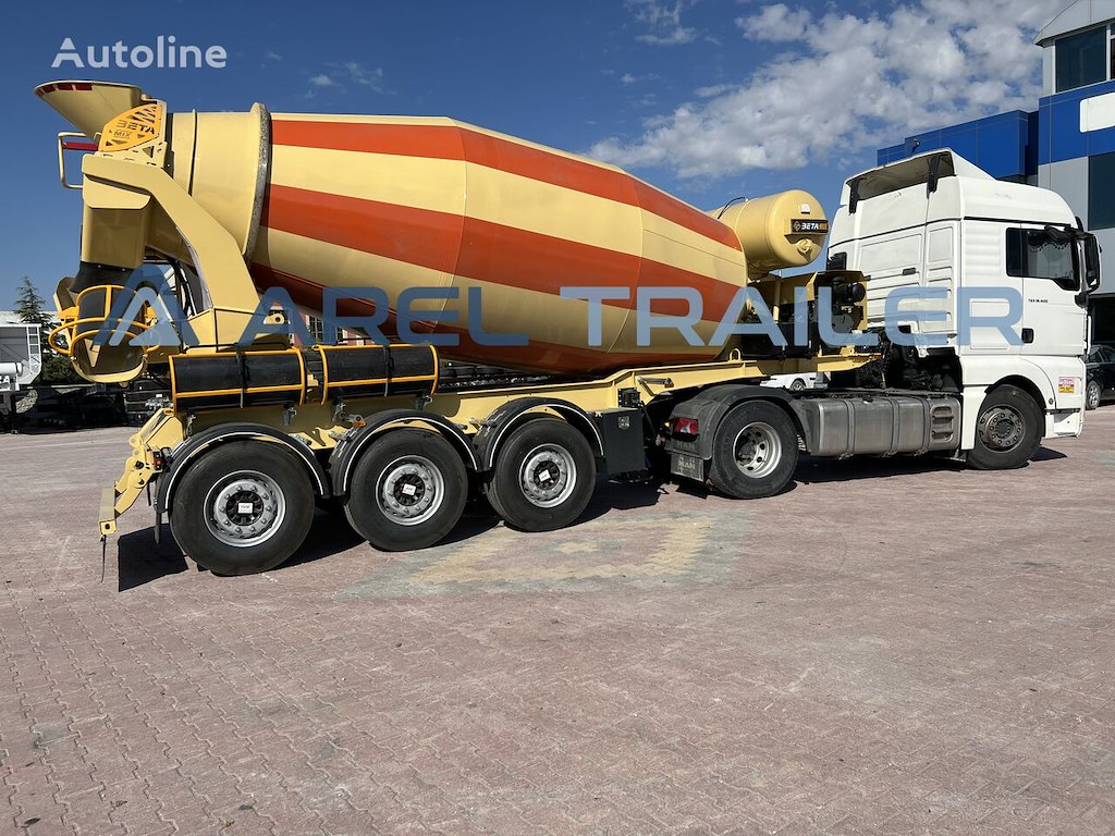 Novi Arel Trailer BETON CONCRETE MIXER SEMI TRAILER 2024 IMER - SCHWING STETTER poluprikolica betonska mešalica