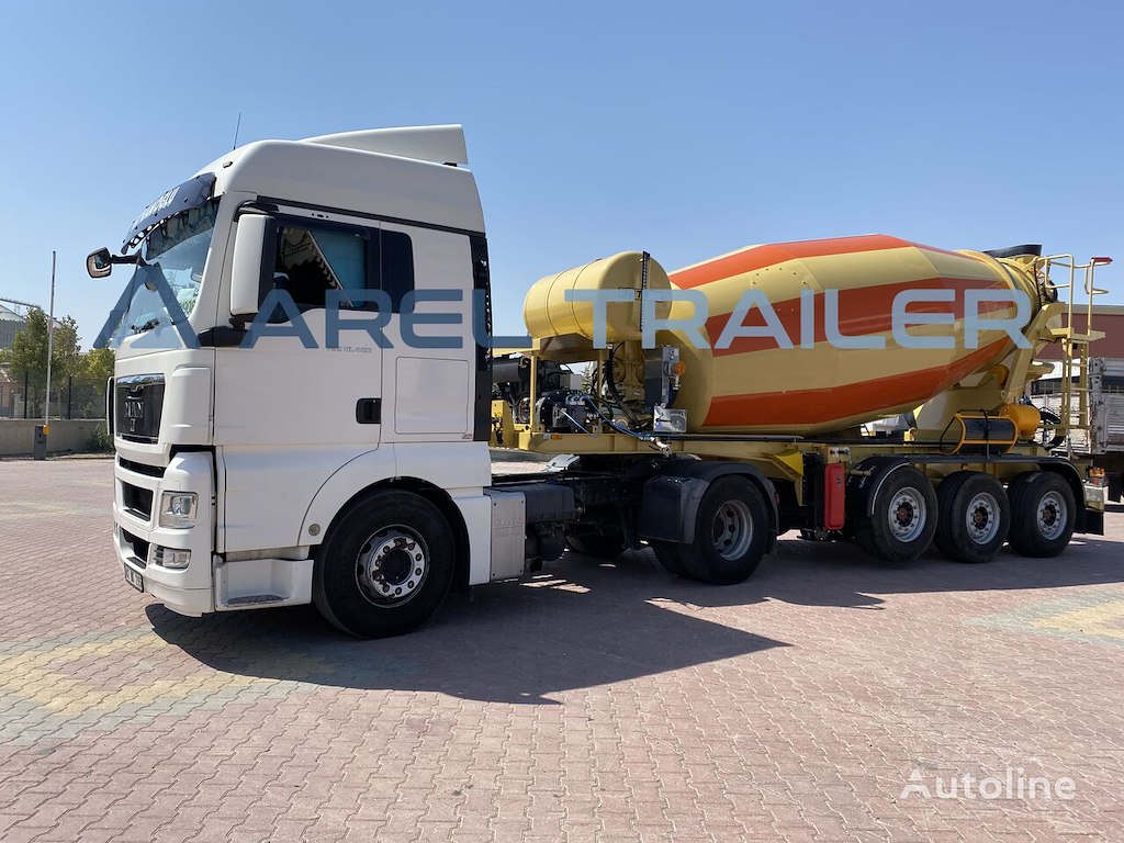 Novi Arel Trailer BETON CONCRETE MIXER SEMI TRAILER 2024 IMER - SCHWING STETTER poluprikolica betonska mešalica