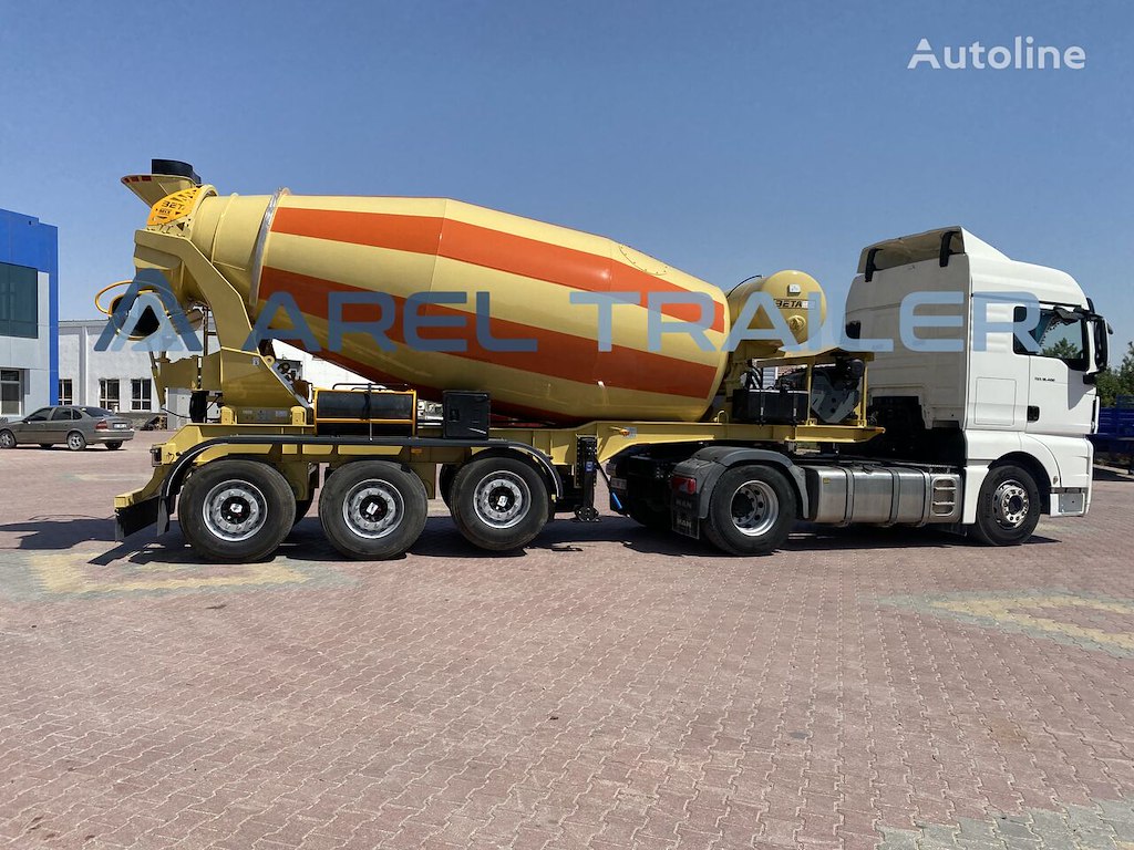 Novi Arel Trailer BETON CONCRETE MIXER SEMI TRAILER 2024 IMER - SCHWING STETTER poluprikolica betonska mešalica