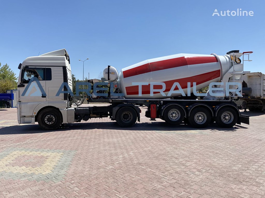 Novi Arel Trailer BETON CONCRETE MIXER SEMI TRAILER 2024 IMER - SCHWING STETTER B poluprikolica betonska mešalica