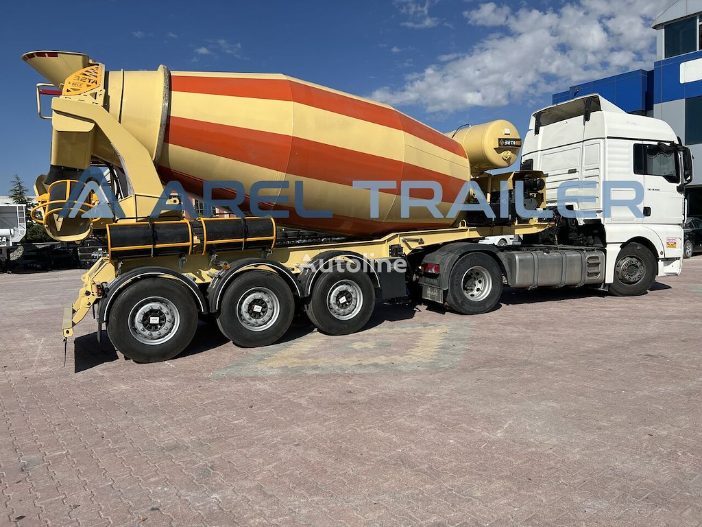 Novi Arel Trailer BETON CONCRETE MIXER SEMI TRAILER 2024 IMER - SCHWING STETTER B poluprikolica betonska mešalica