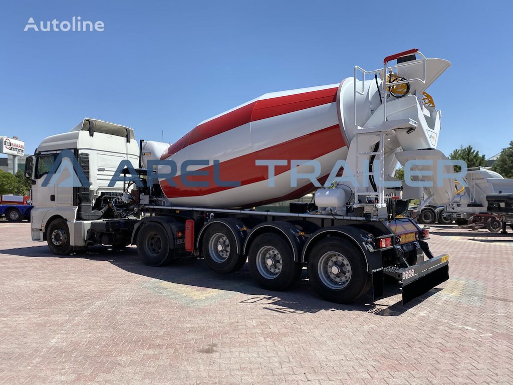 Novi Arel Trailer BETON CONCRETE MIXER SEMI TRAILER 2024 IMER - SCHWING STETTER B poluprikolica betonska mešalica