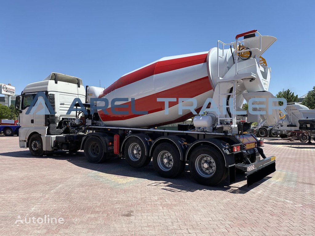 Novi Arel Trailer BETON CONCRETE MIXER SEMI TRAILER 2024 IMER - SCHWING STETTER B poluprikolica betonska mešalica