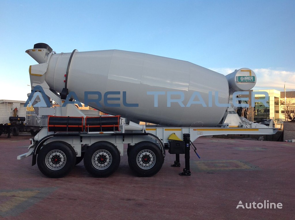 Novi Arel Trailer BETON CONCRETE MIXER SEMI TRAILER 2024 IMER - SCHWING STETTER B poluprikolica betonska mešalica